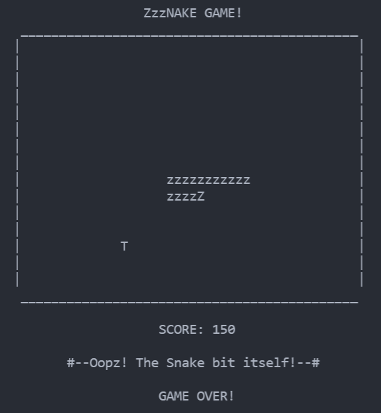 GitHub - saksham-chaturvedii/Znake-Game-Project: Snake Game. Refer to the README.md for details.