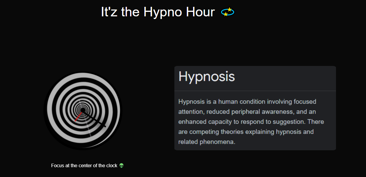 GitHub - saksham-chaturvedii/Hypno-Hour: An effort to imitate the Hypnosis paradigm via an ...