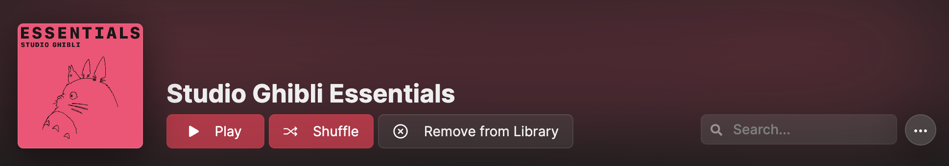 Bug Playlist Large Layout Awkwardly Reflows Search Bar Under Row Of Buttons For Playlist