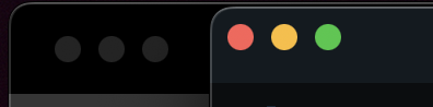 "Traffic Lights" window controls on macOS should be vertically centered in Command Center header ...