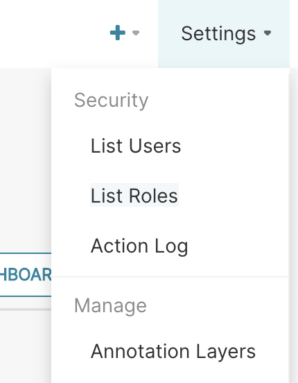 Menu items have mouseover/highlighting display error · Issue #13492 · apache/superset · GitHub