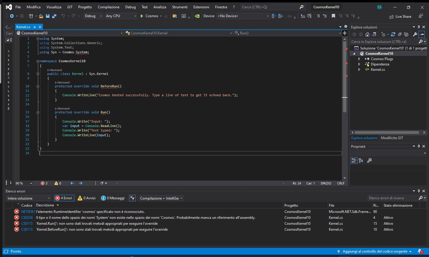 i need help cosmos user kit 20220209 · Issue #2207 · CosmosOS/Cosmos ...
