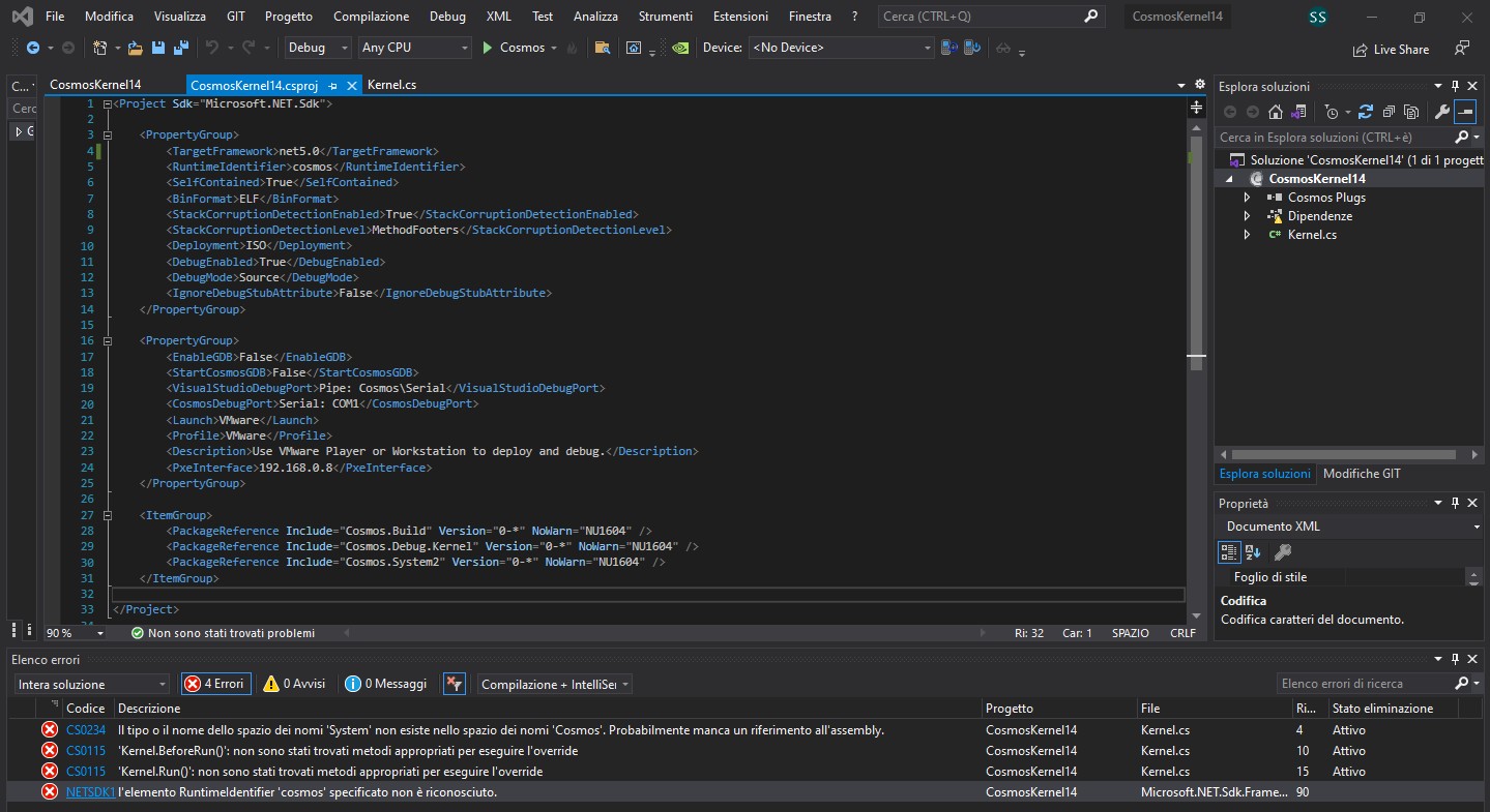 i need help cosmos user kit 20220209 · Issue #2207 · CosmosOS/Cosmos · GitHub