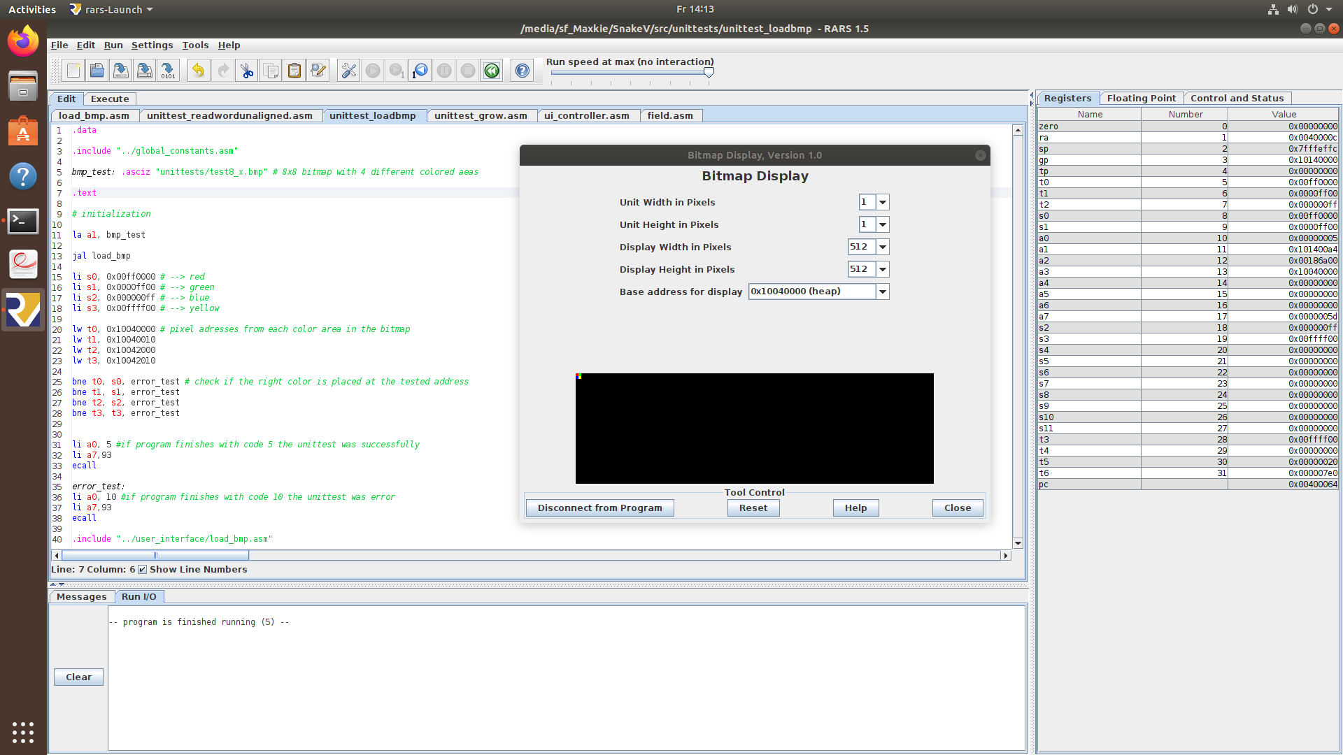 GitHub - lawrimon/SnakeV: Snake in Assembler for RiscV