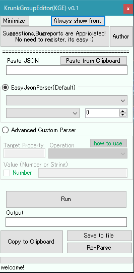 GitHub - MogJP/kge: KrunkGroupEditor. User-Friendly & Extensive & will reflect an opinion from ...