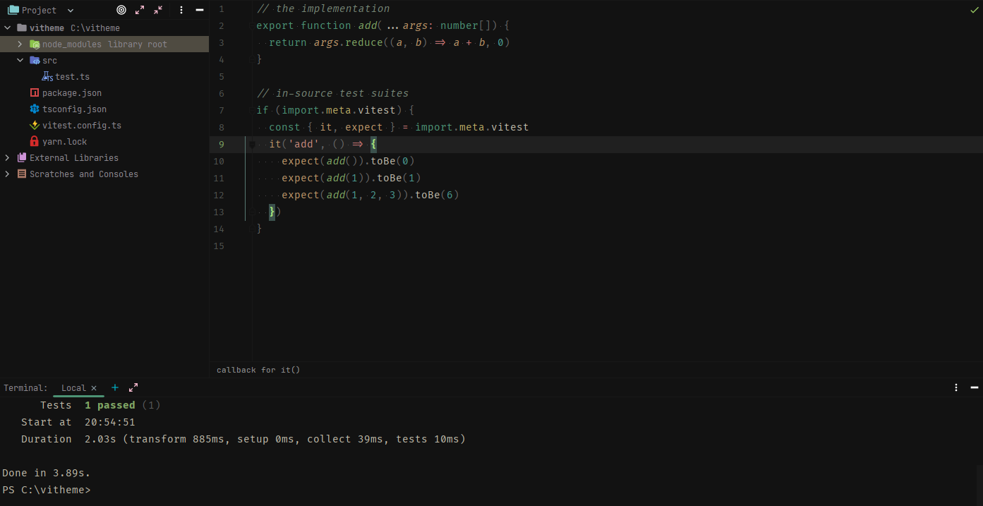 GitHub - LIMPIX31/Vitheme: Vitest like IntelliJ and VSCode theme plugin
