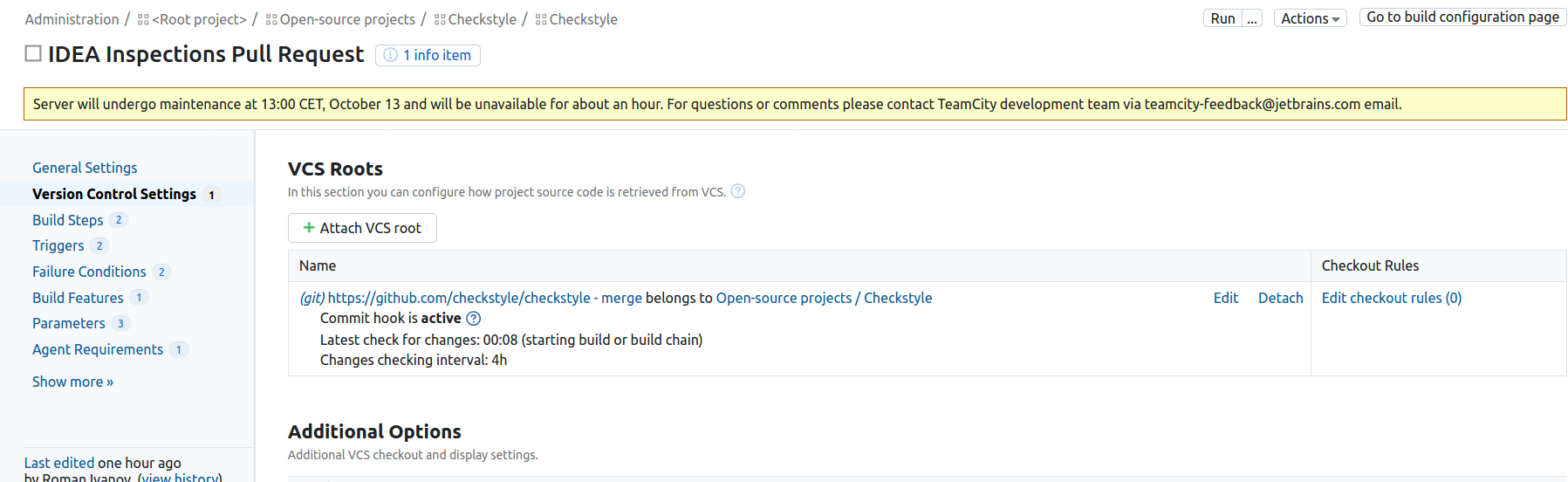 Create IDEA Inspections Docker image for CircleCI · Issue #12087 · checkstyle/checkstyle · GitHub