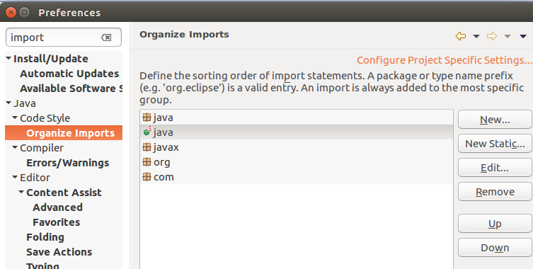 Importorder Optionunder Doesnt Allow Empty Line Between Import And Import Static · Issue 1201