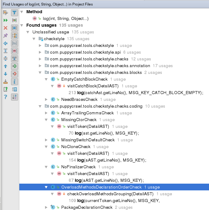 Update AbstractChecks to log DetailAST (part3) · Issue #5777 · checkstyle/checkstyle · GitHub