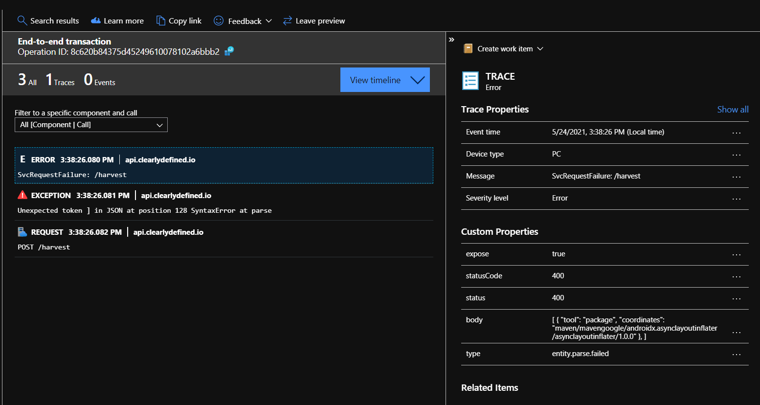 Investigate Partially Harvested components · Issue #841 · clearlydefined/service · GitHub