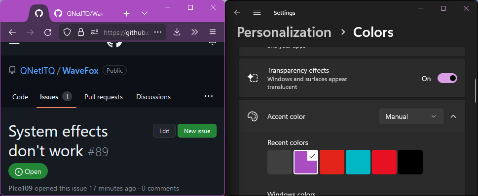 System effects don't work · Issue #89 · QNetITQ/WaveFox · GitHub