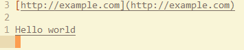 Links with a dot in their display name (ie. URL) breaks syntax ...