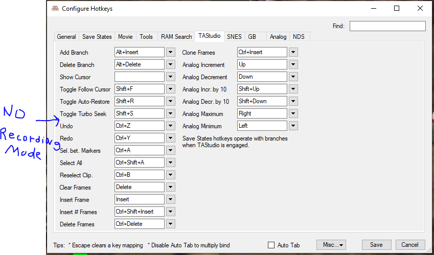 Feature Request: Hotkey for recording mode in TAStudio · Issue #2677 ...