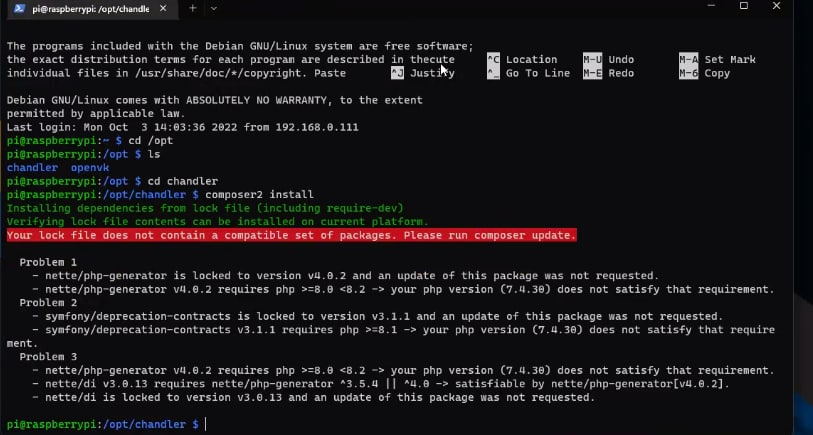Пакеты Composer поддерживают только PHP 8.0 и выше · Issue #738 · openvk/openvk · GitHub