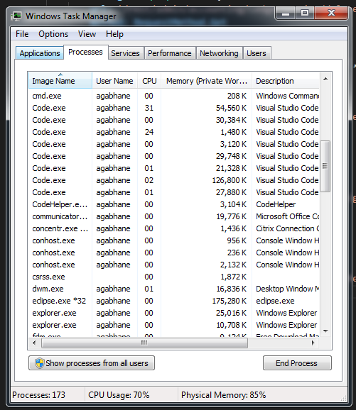 Cpu Usage Getting Very High After Updating To Latest Version Git Process From Vs Is Taking 6526