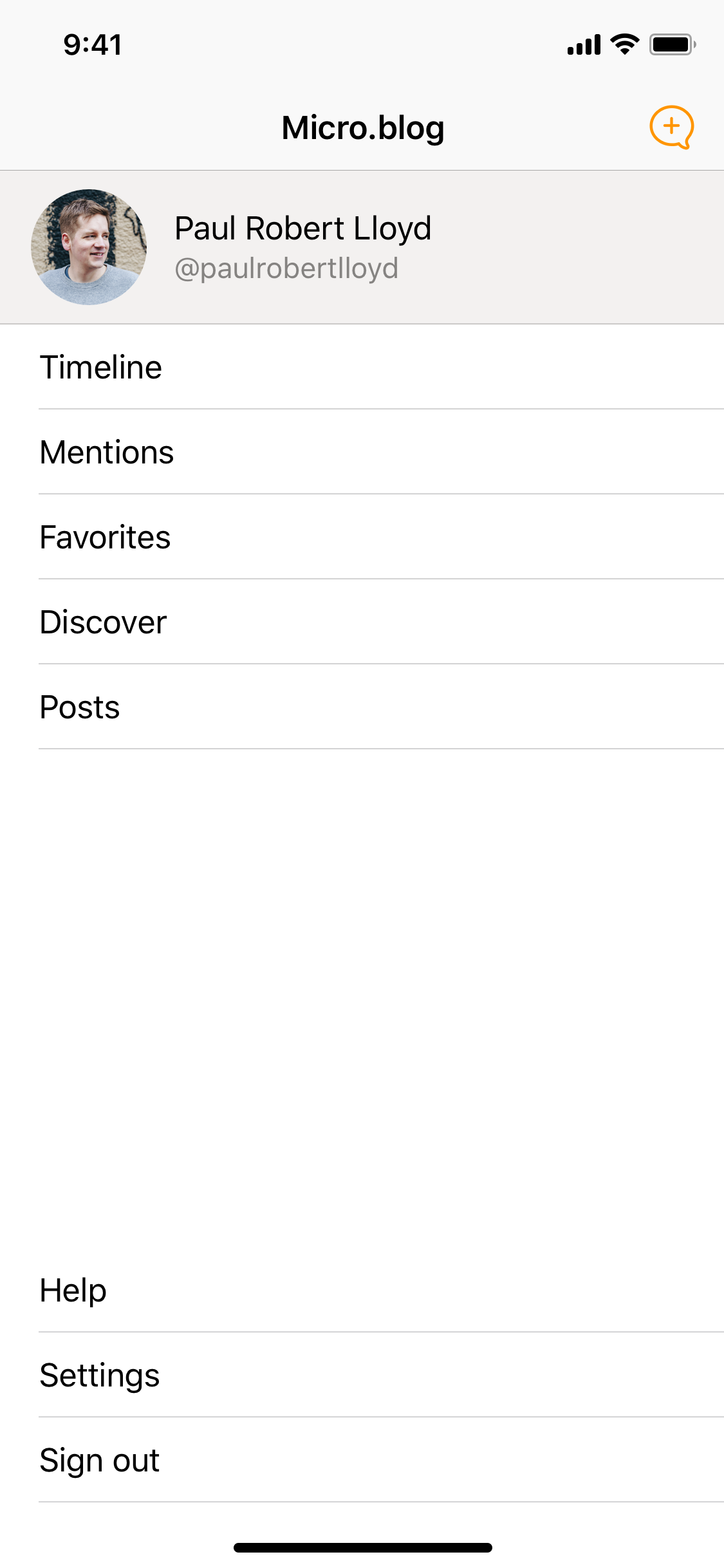 iOS app: An unsolicited redesign · Issue #171 · microdotblog/issues · GitHub