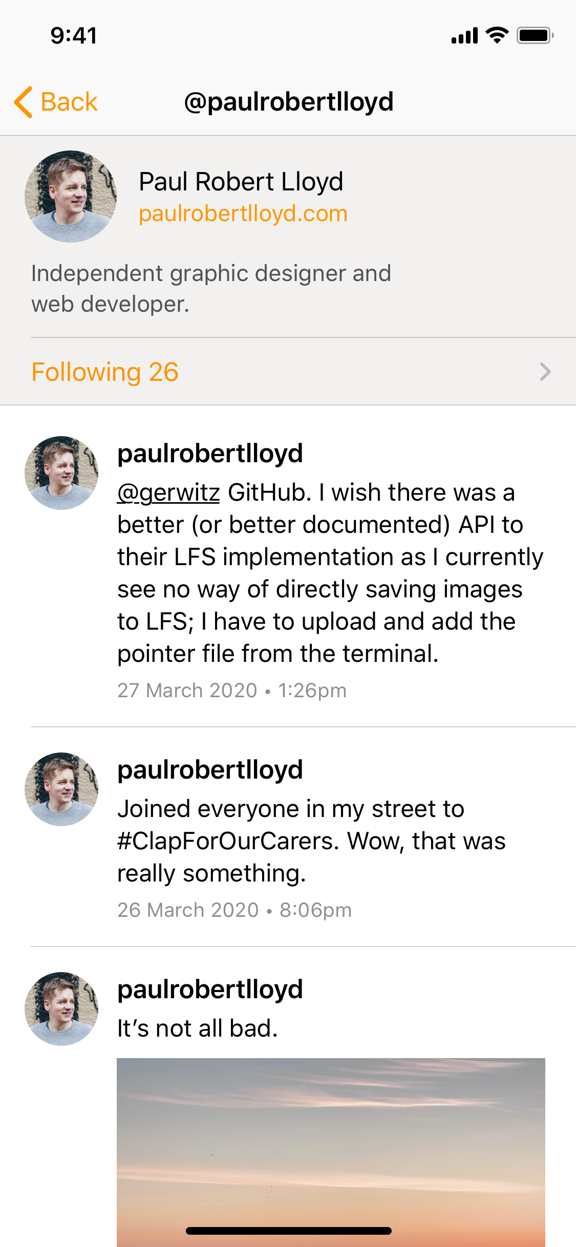 iOS app: An unsolicited redesign · Issue #171 · microdotblog/issues · GitHub