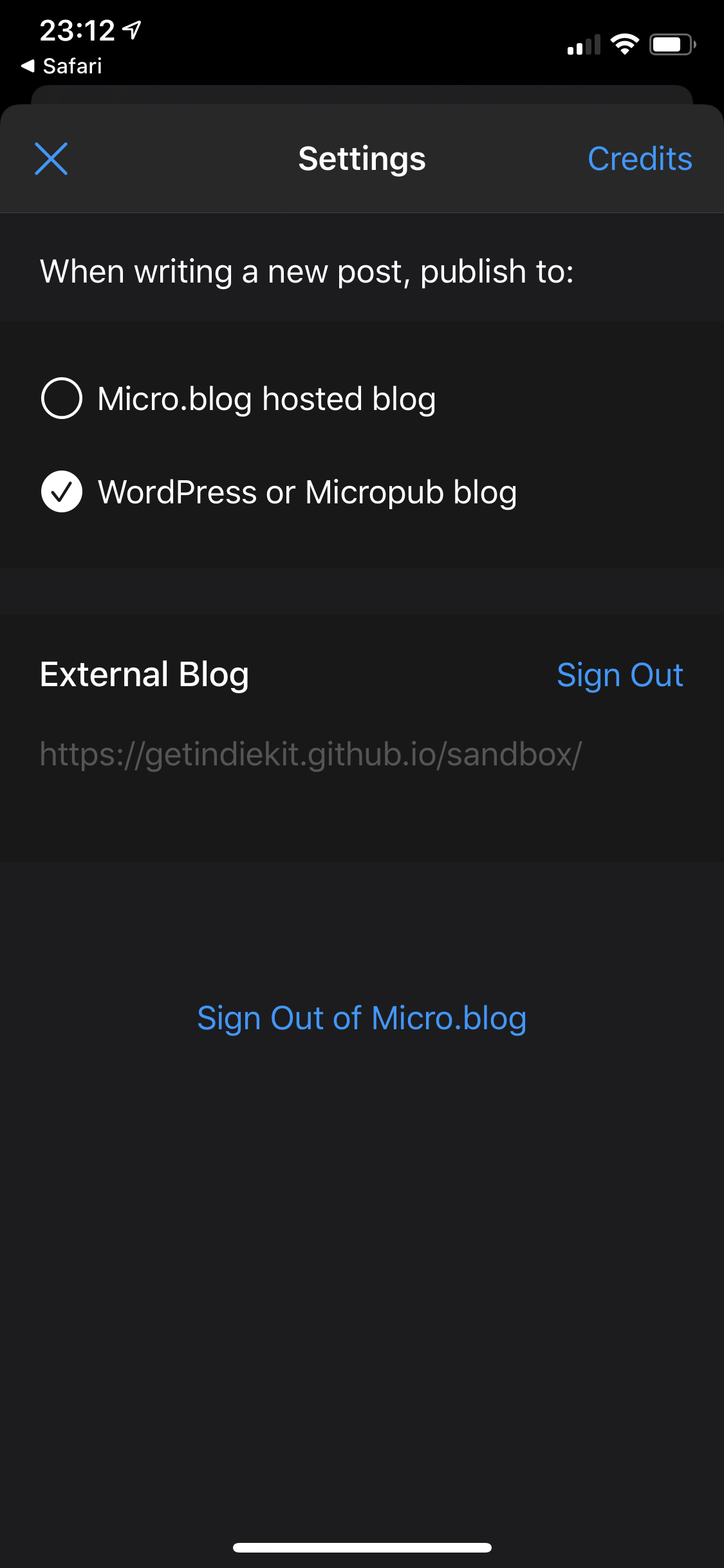 Sunlit doesn’t post to third-party Micropub endpoint · Issue #91 · microdotblog/sunlit · GitHub