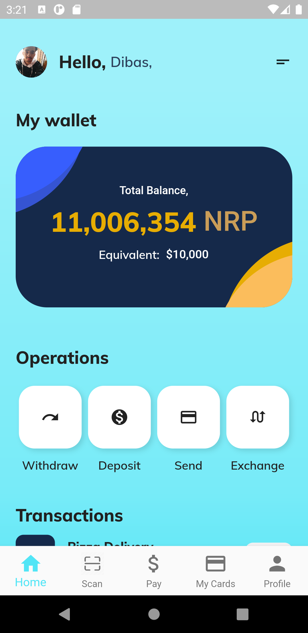GitHub - dibas-np/Money-Exchange-Wallet: My first frontend development ...