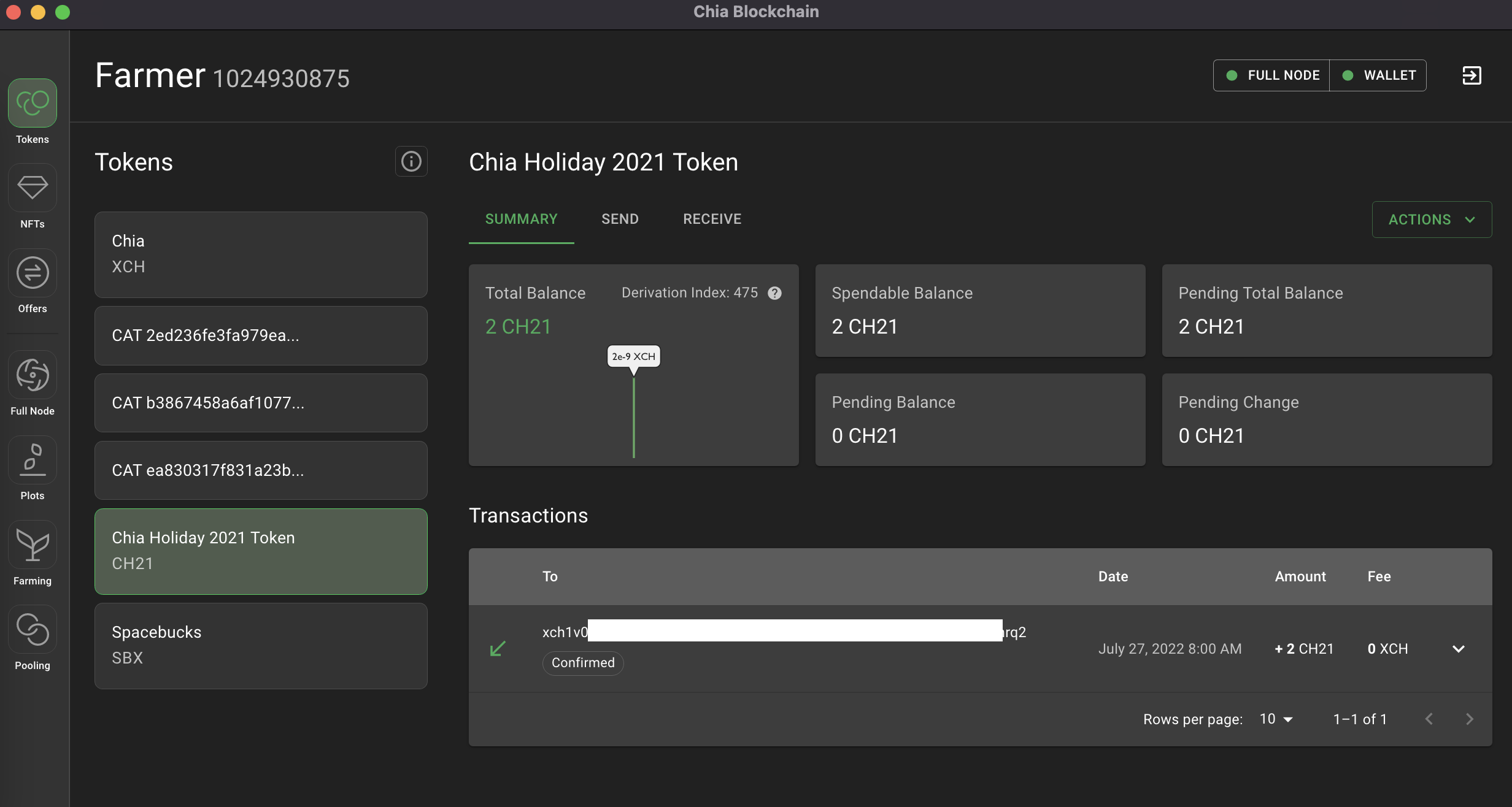 Wrong graph for CH21, Spacebucks and some other CATs · Issue #1068 · Chia-Network/chia ...