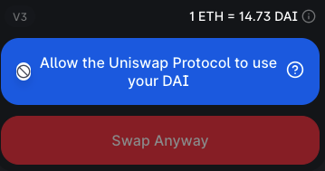 Approve button text overflows on smaller screens · Issue #1496 · Uniswap/interface · GitHub