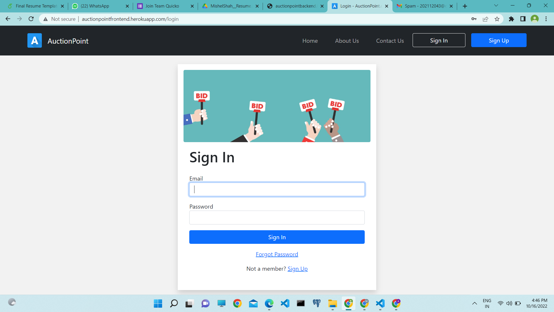 GitHub - Mishel07/AuctionBackend