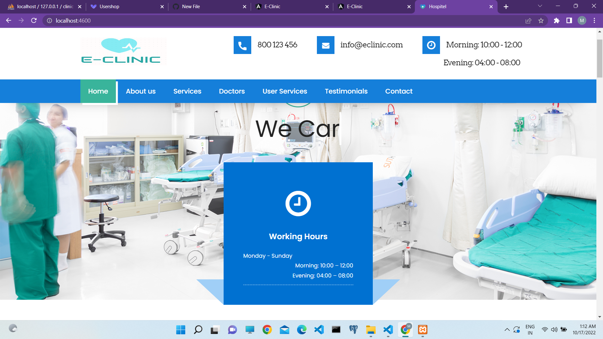 GitHub - Mishel07/eClinic