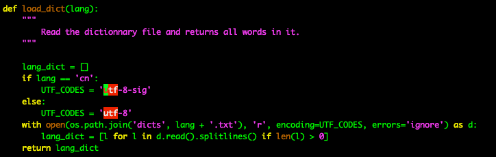 Removing Ufeff At The Beginning Of Chinese Dictionary · Issue 83 · Belval