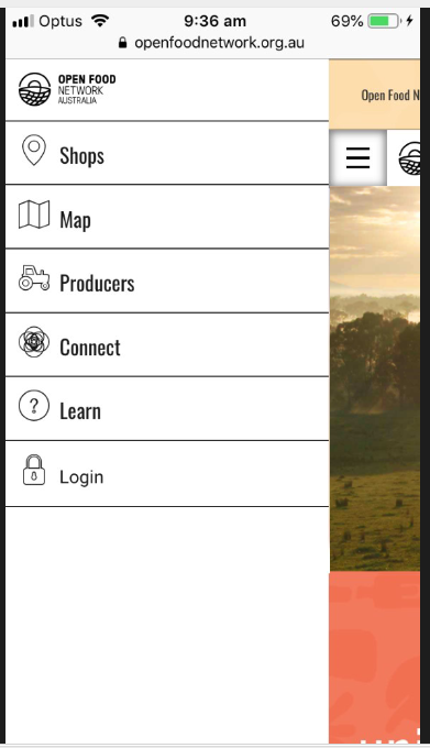 [mobile ux] When I expand the hamburger menu on mobile, background ...