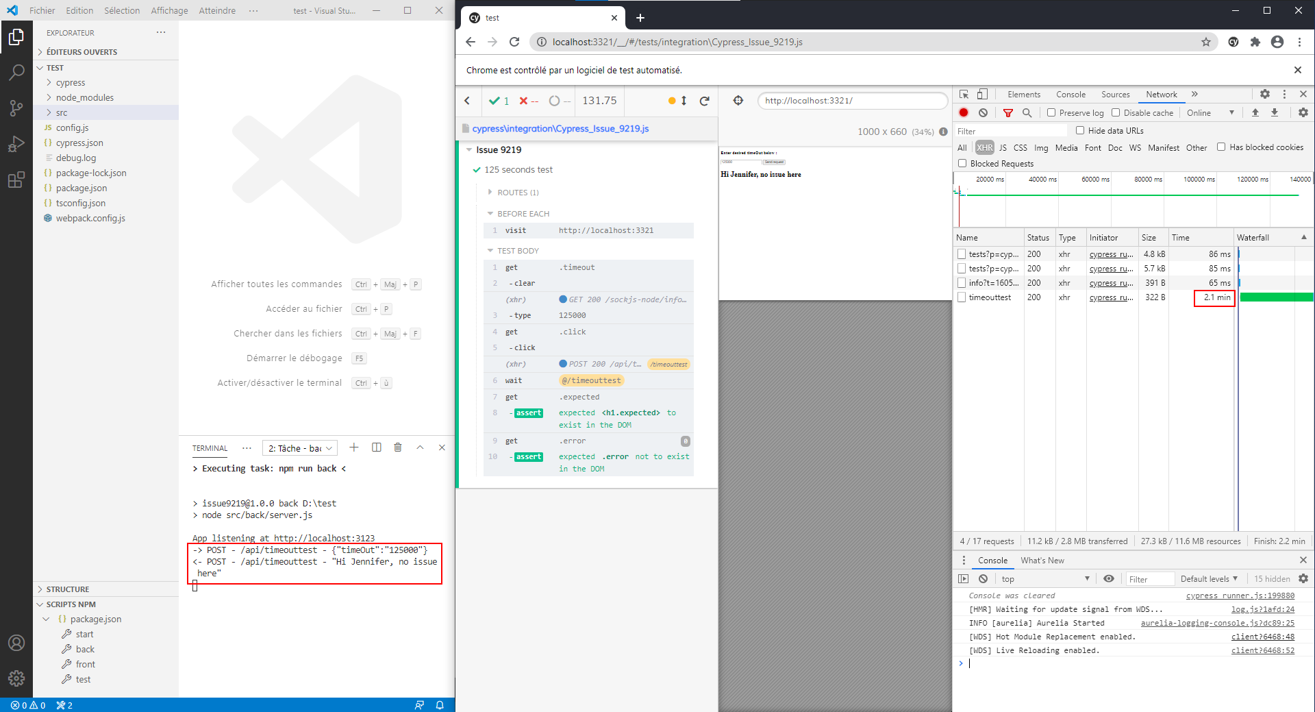 Web requests should not be automatically retried after 120 seconds when they are still pending ...
