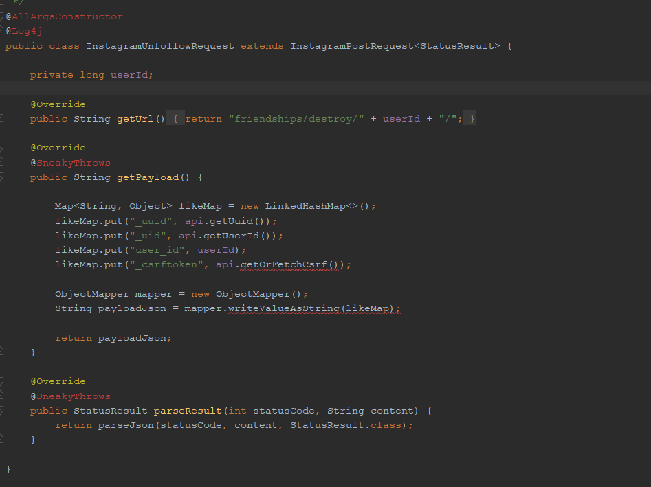 Delete Inbox Item · Issue #275 · instagram4j/instagram4j · GitHub