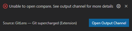'Gitlens: Open Changes with Revision...' results in error · Issue #2012 · gitkraken/vscode ...
