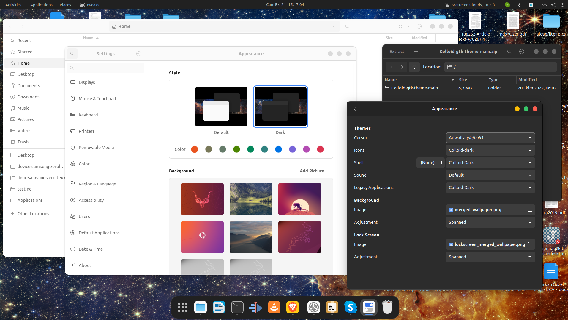 natilus color problem on ubuntu 22.10 · Issue #84 · vinceliuice/Colloid ...