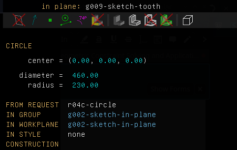 Display a circle length in the browser · Issue #1211 · solvespace/solvespace · GitHub