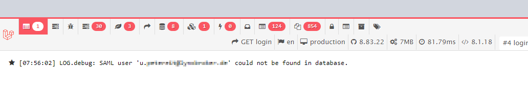 SAML user could not be found in database · Issue #12859 · grokability/snipe-it · GitHub