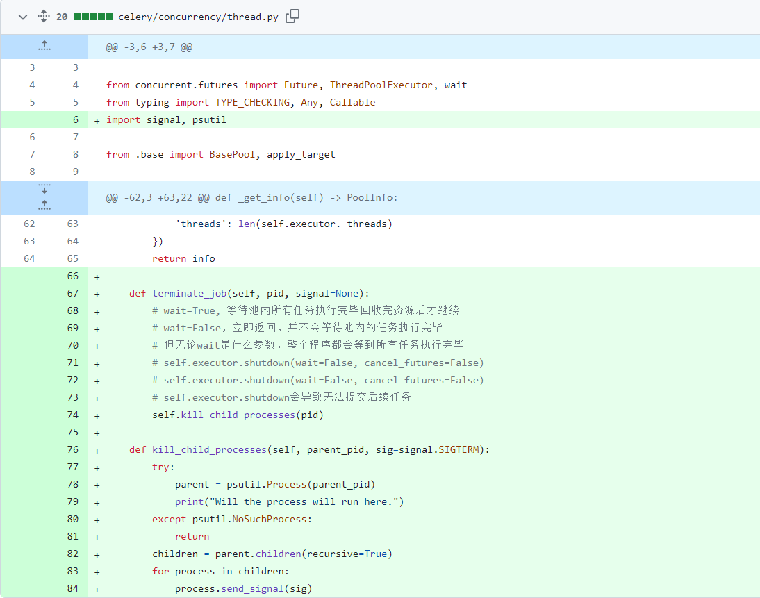 Usd P Threads Cant Revoke Task · Celery Celery · Discussion 8148 · Github 