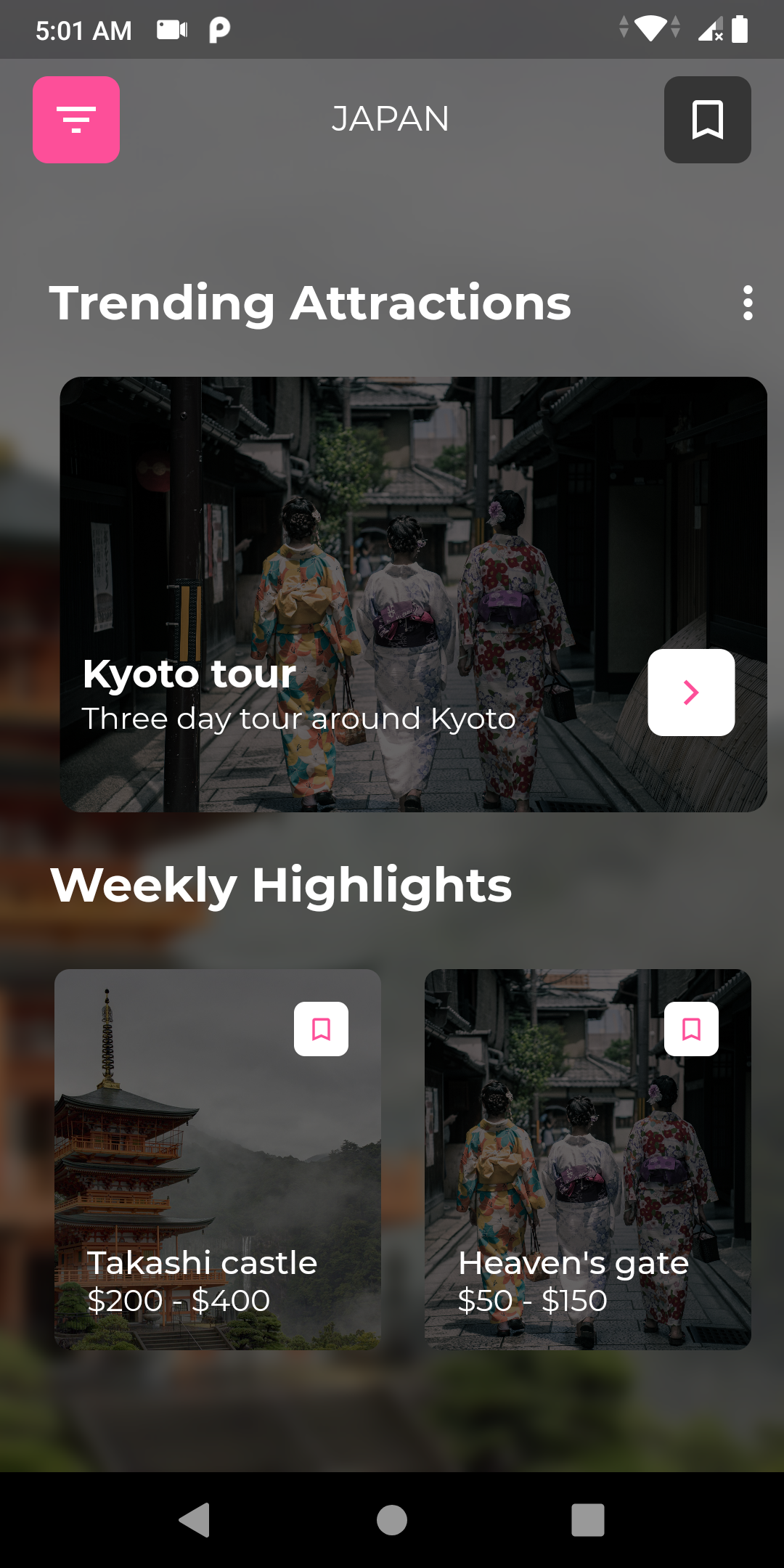 GitHub - rajayogan/flutterui-travelapp: Code for the screens created with flutter