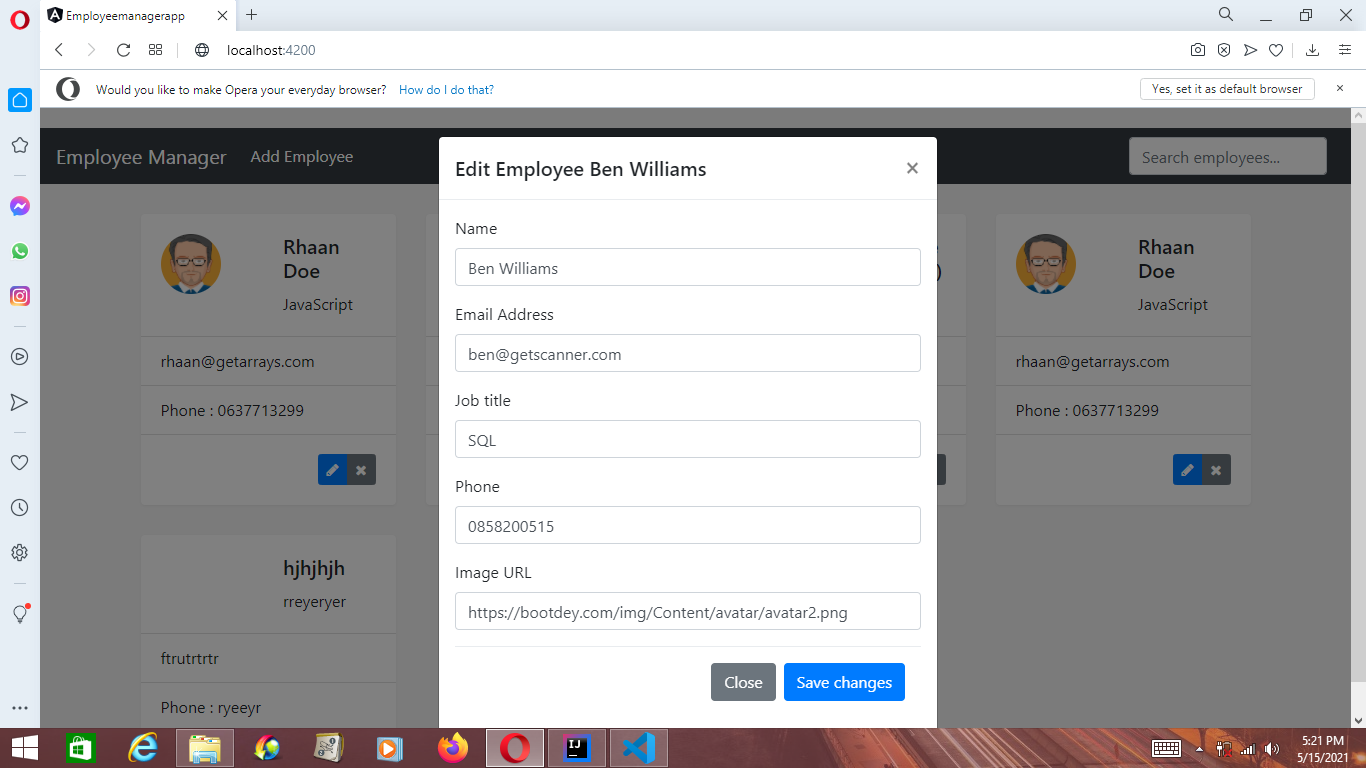 GitHub - Lee-Rhaan/CRUD-Frontend