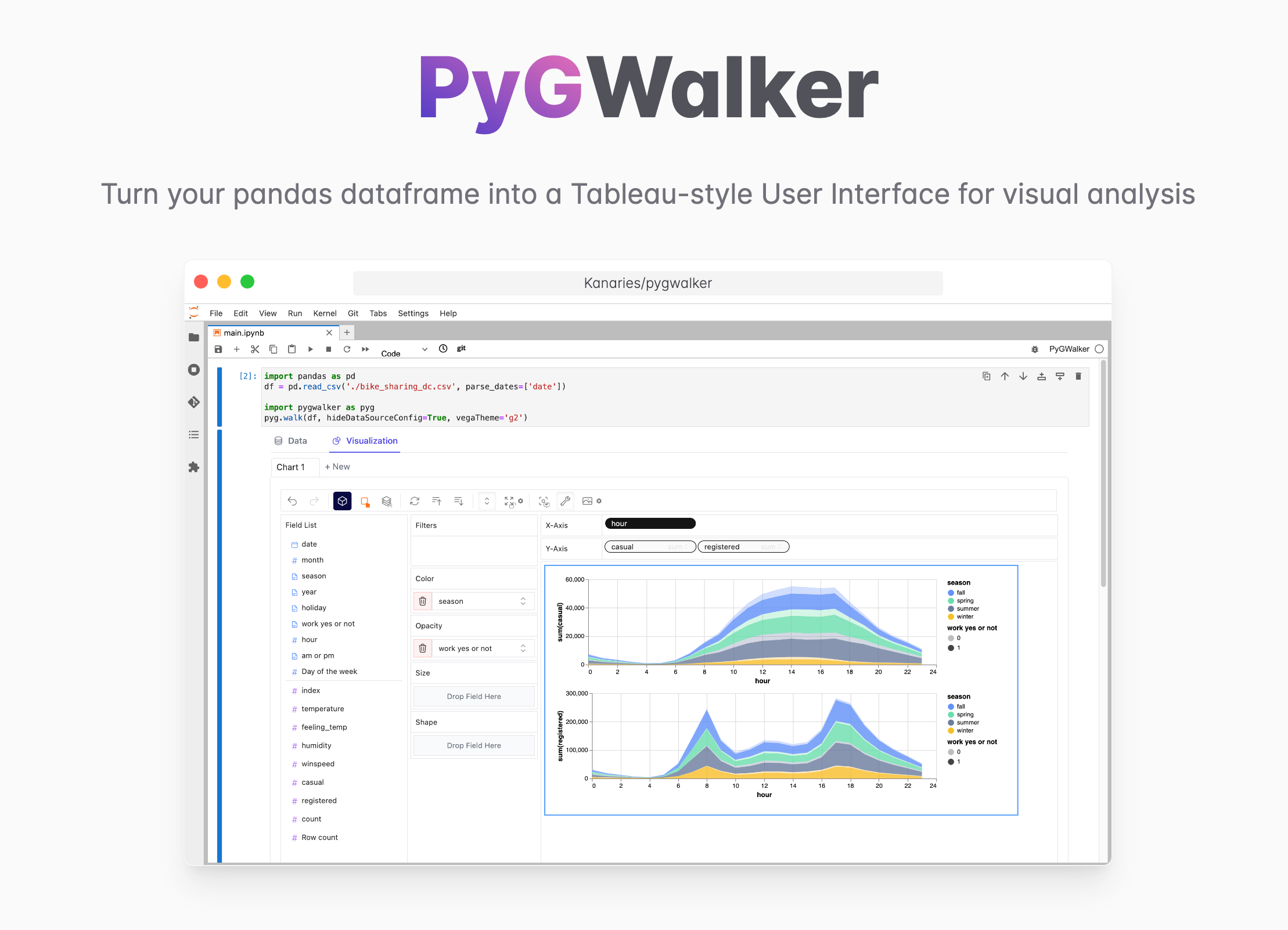  PyGWalker Streamlit V2EX