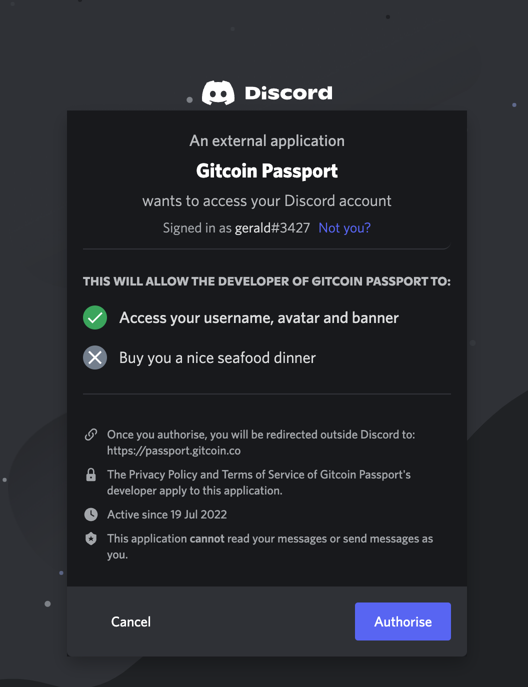 [CHORE] modify name of Discord application in Discord stamp auth flow · Issue #332 · passportxyz ...