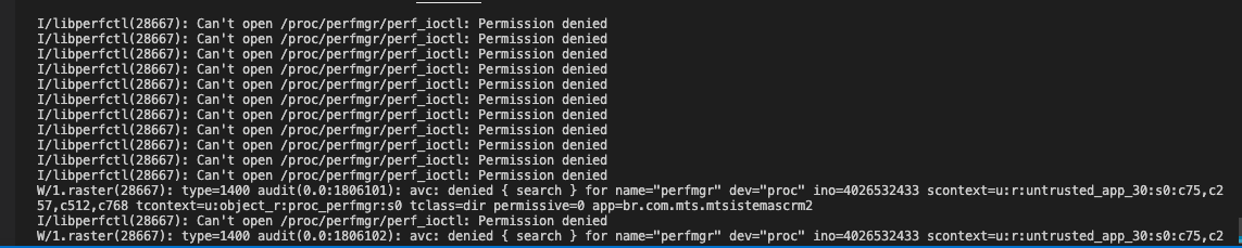 I/libperfctl(28667): Can't open /proc/perfmgr/perf_ioctl: Permission denied · Issue #124969 ...