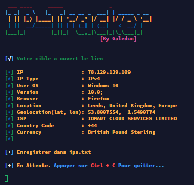 GitHub - Galeduc/Osint-Tracker-IP: Bonjour, ceci est un outils de géolocalisation sur Linux ...