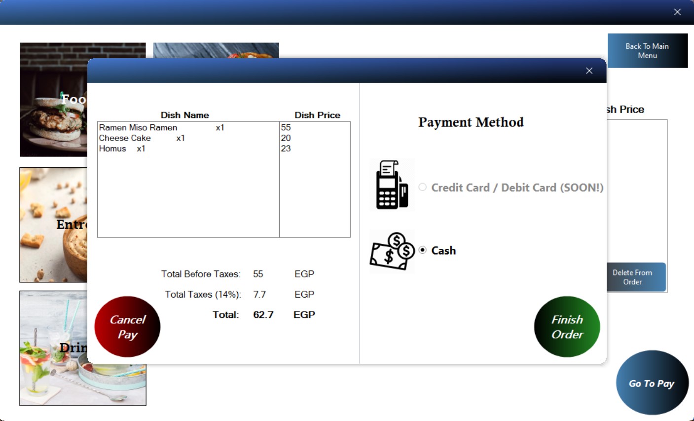 GitHub - WalidAliTR/RestaurantApplication: It's C# Restaurant App that used by the cashier to ...