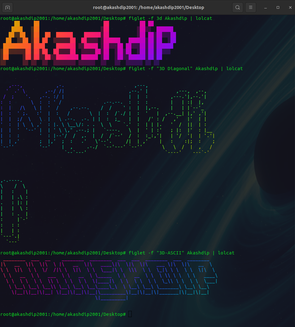 Github Akashdip2001linux Terminal Fonts Linux Fonts