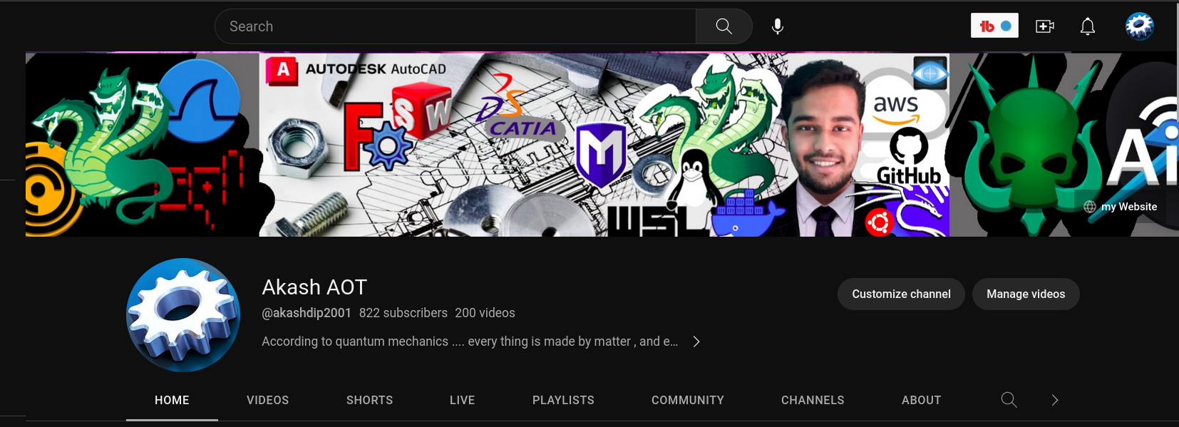 GitHub - akashdip2001/YouTube-Banner