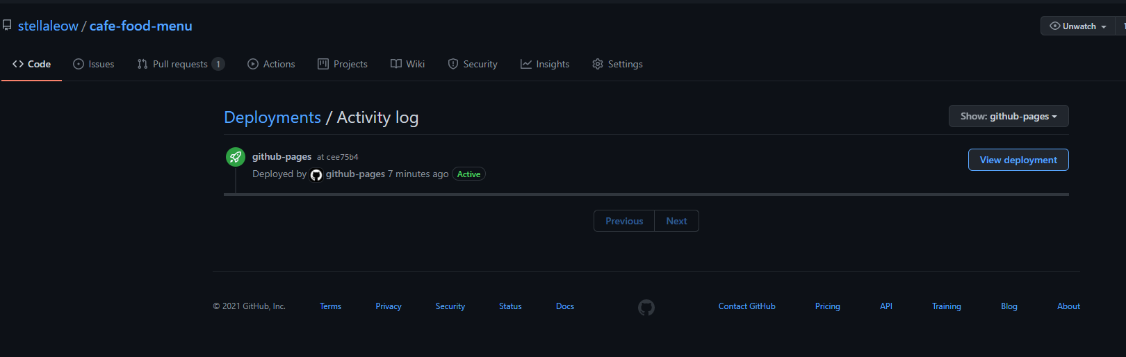 GitHub - stellaleow/cafe-food-menu: Project 2 - assignment