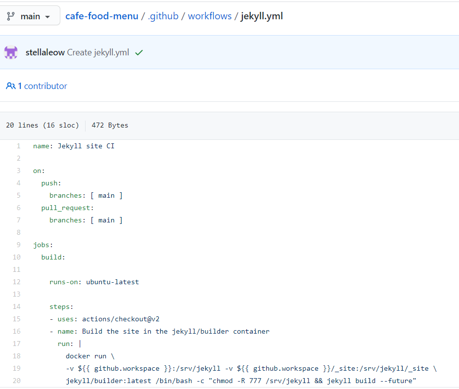GitHub - stellaleow/cafe-food-menu: Project 2 - assignment