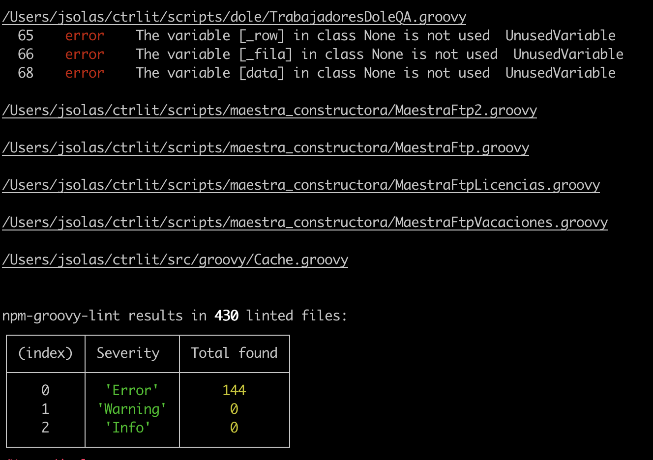 Mega Linter Does Not Show The Same Errors As The Extension Vscode · Issue 1296 · Oxsecurity