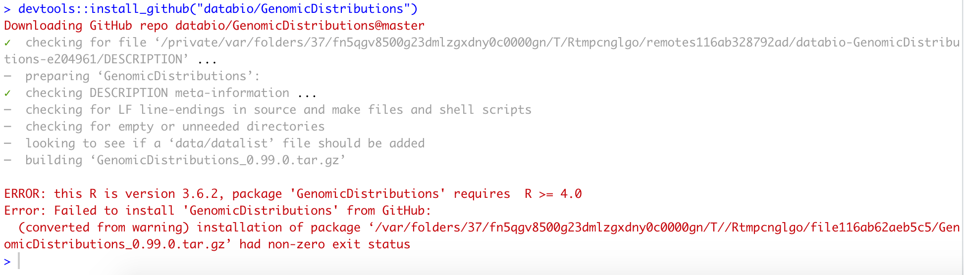 Is there GenomicDistributions compatibility with R 3.6? · Issue #116 · databio ...