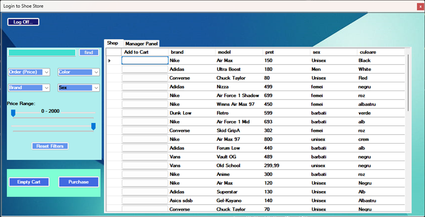 GitHub - AntonieSoga/Shoe-Store-C-sharp: A basic windows-forms application created to assist me ...